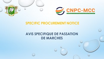 Specific Procurement Notice for Consulting Services to Evaluate ...